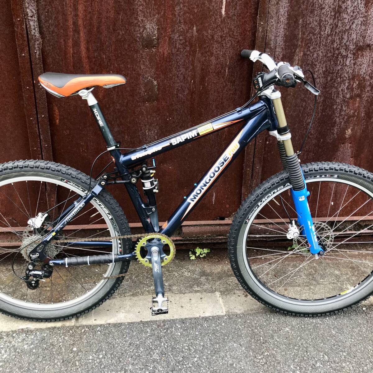 【中古】レストア★mongoose PRO★マングース★MX20★Size S★フルサス★MTB★マウンテンバイクの落札情報詳細 - ヤフオク落札価格検索 オークフリー