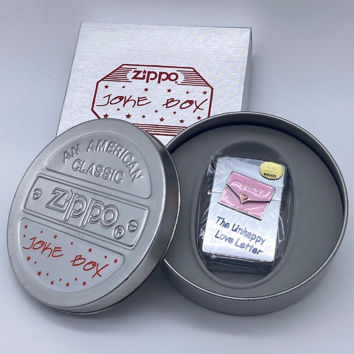 【傷や汚れあり】＜1円スタート＞【ZIPPO】未使用品 ジョークBOX ラブレター ジッポ ML7308-67の落札情報詳細 - ヤフオク落札 ...