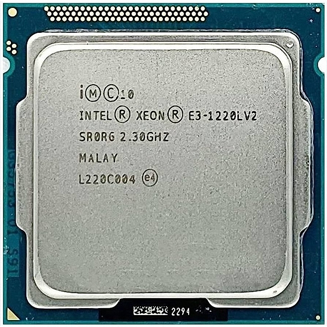 【未使用に近い】Intel Xeon E3-1220L v2 SR0R6 2C 2.3GHz 3 MB 17W LGA1155の落札情報詳細 ...