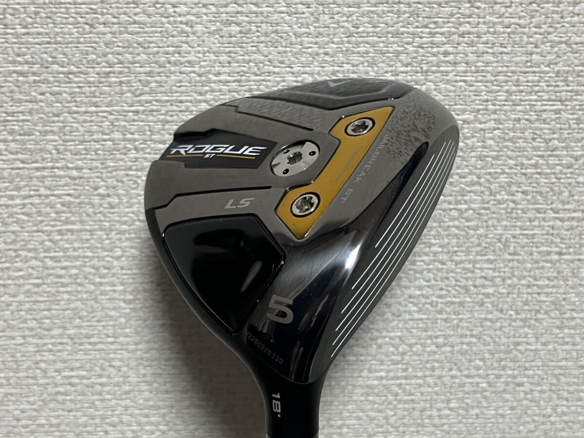 【目立った傷や汚れなし】キャロウェイ ローグ ST LS フェアウェイウッド / ROGUE ST LS / 5W 18° （SR）/ TENSEI 55 for Callaway / 日本 ...