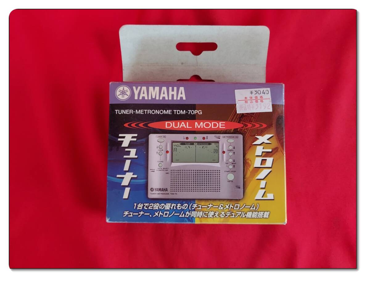 【やや傷や汚れあり】ポ）【箱説】YAMAHA TUNER-METORONOME-TDM-70PG メトロノームチューナー 保管品現状渡しの落札 ...