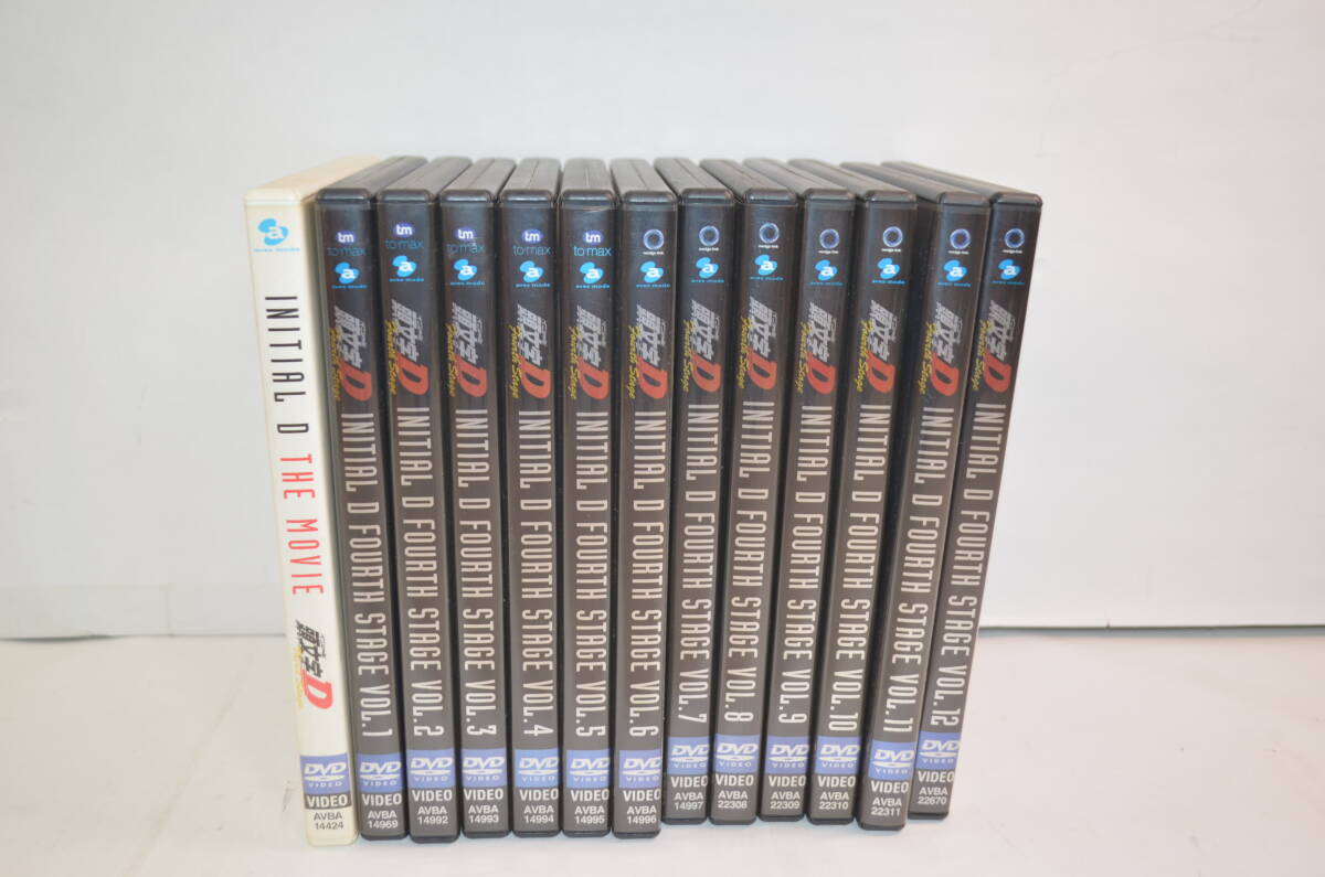 【目立った傷や汚れなし】★頭文字D third stage Fourth stage DVD 7巻セット イニシャルD★1～6 劇場版★アニメ ...