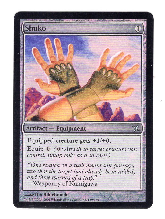 【全体的に状態が悪い】MTG/BOK/英語/Foil/手甲/Shuko 2/4の落札情報詳細 - Yahoo!オークション落札価格検索 オークフリー