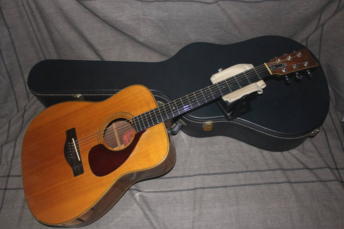 【やや傷や汚れあり】ハカランダ単板バック★YAMAHA FG-500 赤ラベル最高峰 ヤマハ 純正ハードケース付属の落札情報詳細 - ヤフオク ...