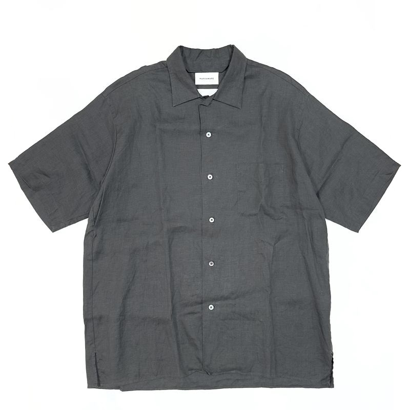 【目立った傷や汚れなし】【22SS】 MARKAWARE マーカウェア OPEN COLLAR SHIRT - HEMP SHIRTING / A22B-07SH02B / オープンカラー ...