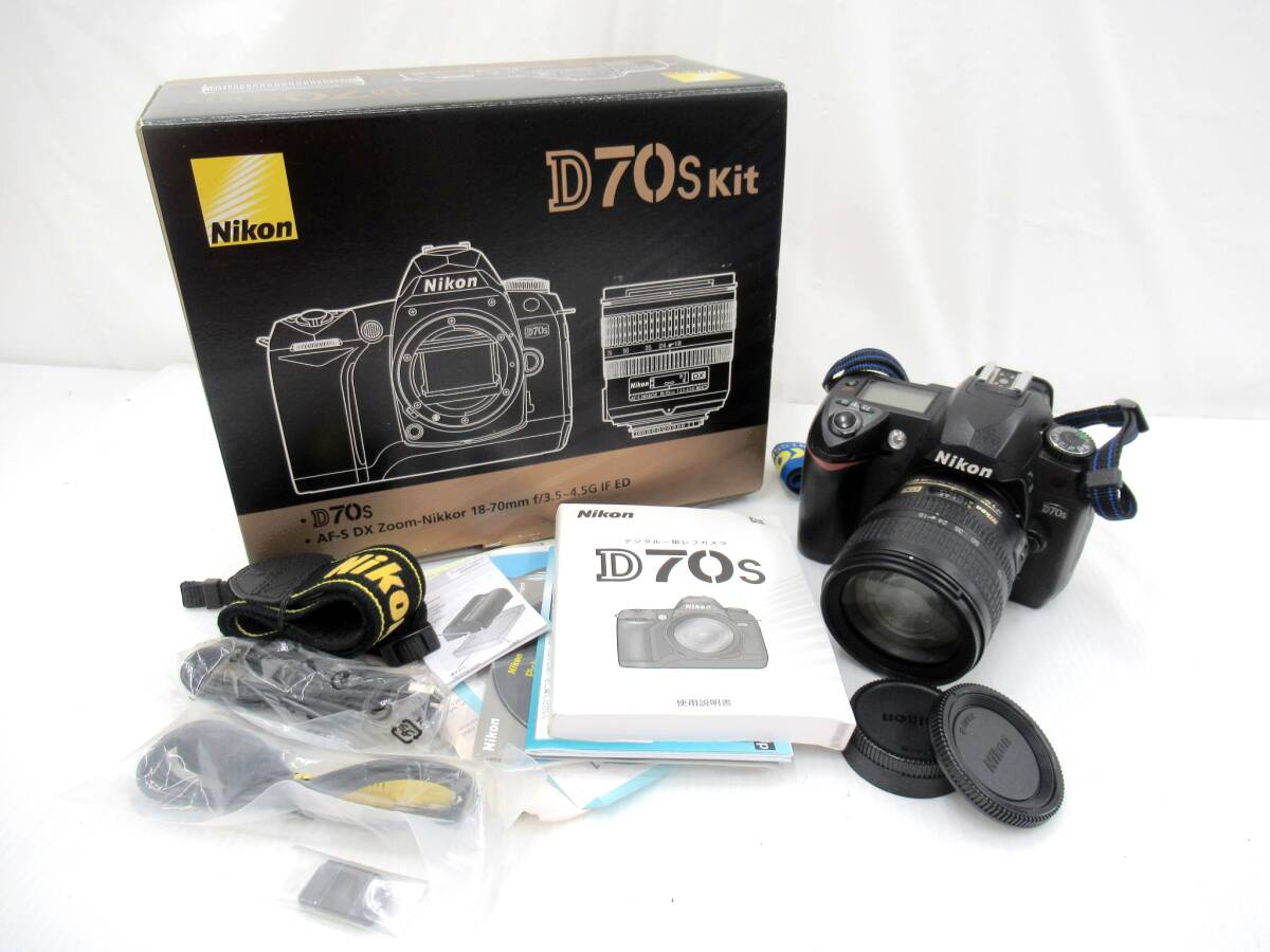 【やや傷や汚れあり】【Nikon/ニコン】未⑥28//D70s Kit/AF-S NIKKOR 18-70mm 1:3.5-4.5G ED DX/箱付きの落札情報詳細 - Yahoo ...