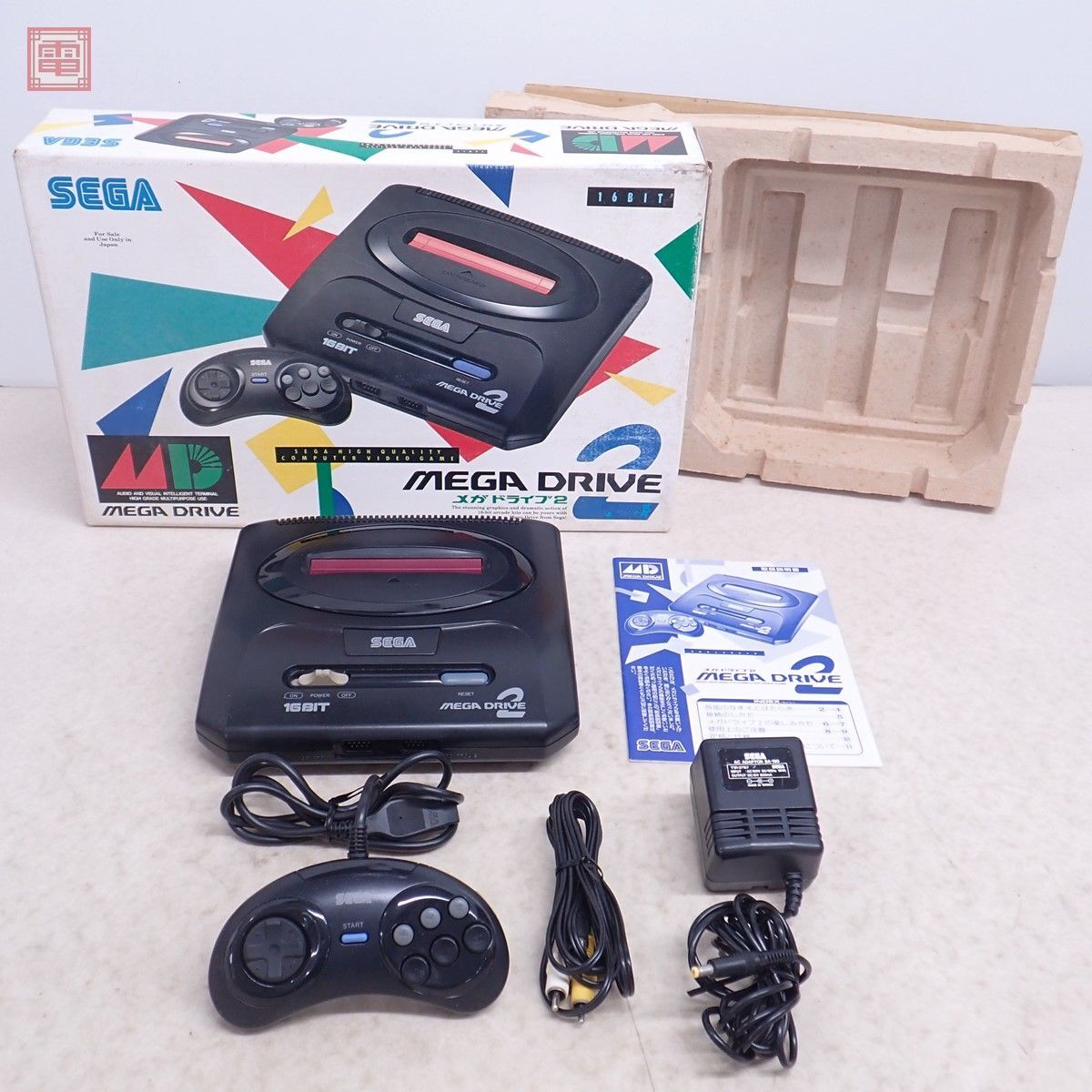 【傷や汚れあり】1円〜 動作品 シリアル一致 MD2 メガドライブ2 本体 HAA-2502 MEGA DRIVE 2 セガ SEGA 箱説付【20の落札情報詳細 - Yahoo!オークション ...