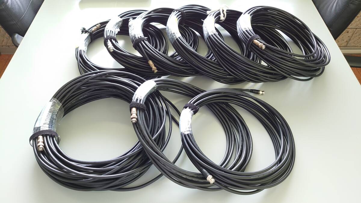 【傷や汚れあり】両端BNC同軸ケーブル5cfv(5c2v混在）39m×1・19m×6・11m×1・10m×1 合計9本セットの落札情報詳細 - Yahoo!オークション落札価格検索 オークフリー
