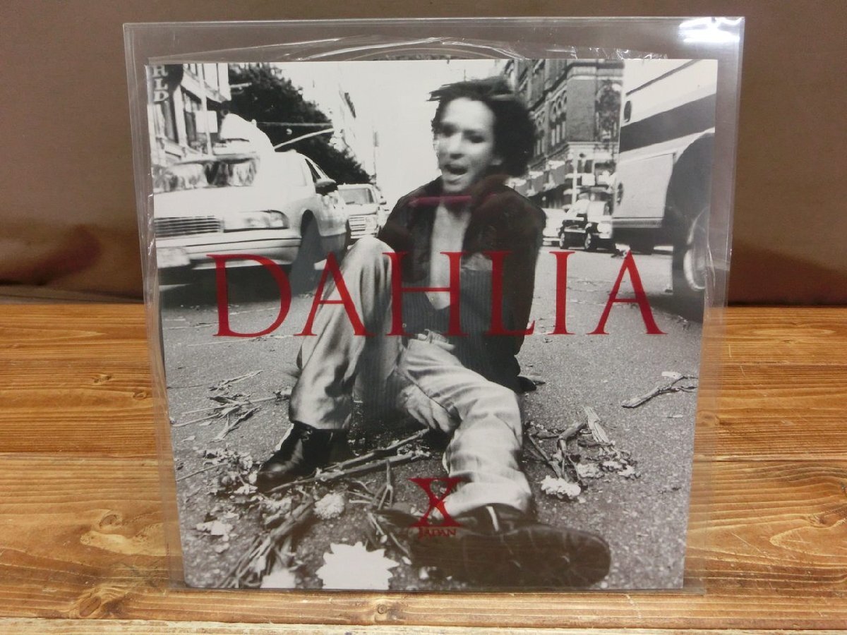 【目立った傷や汚れなし】【W5-0722】1円 極美品 希少 X JAPAN DAHLIA 初回限定盤 AMJM-4075 LPレコード 初の ...