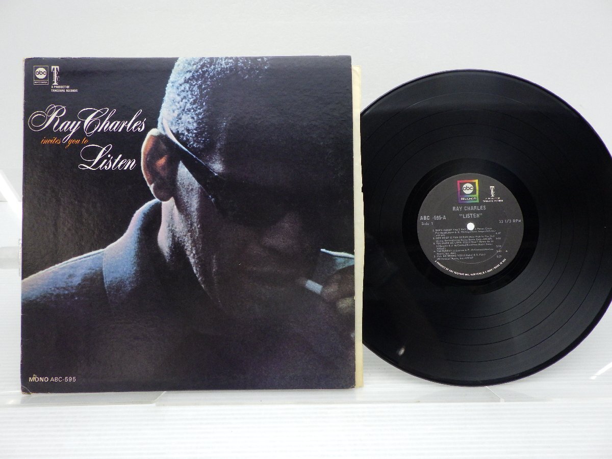 【やや傷や汚れあり】Ray Charles「Invites You To Listen」LP（12インチ）/ABC Records(ABC ...