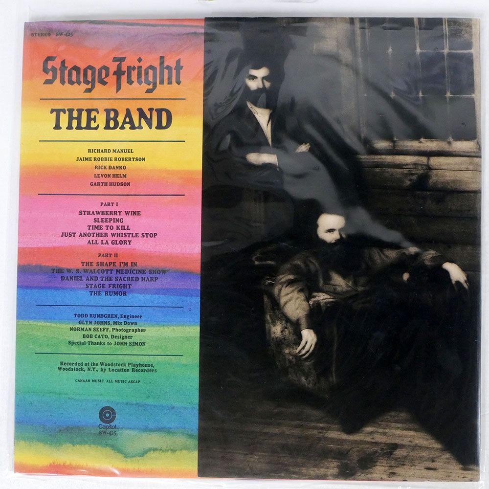 【やや傷や汚れあり】米 ORIGINAL 外カバー THE BAND/STAGE FRIGHT/CAPITOL SW425 LPの落札情報詳細 ...