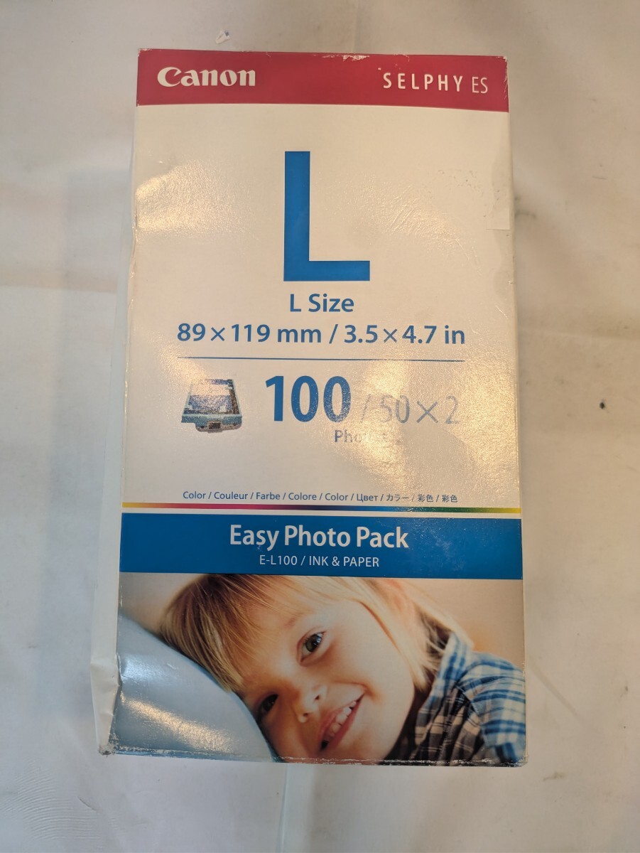 【やや傷や汚れあり】キャノン 純正 E-L100 Easy Photo Pack 100/50×2 SELPHY ES Canon 未開封 未使用の落札情報詳細 - Yahoo!オークション ...