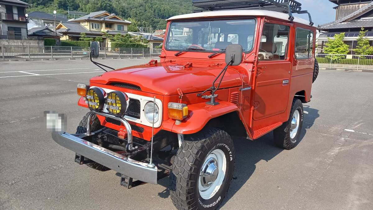 【走行距離 ？km】ランドクルーザー40 ランクル40 BJ−41V 2B（検索41 42 44 60 70 80 ジープ 4WD ディフェンダー jeep ラングラー）の落札情報詳細 ...
