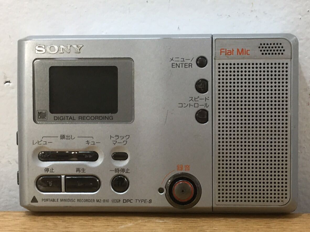 【傷や汚れあり】D4I020 ソニー SONY Flat Mic ポータブルMDプレーヤー MZ-B10の落札情報詳細 - Yahoo ...