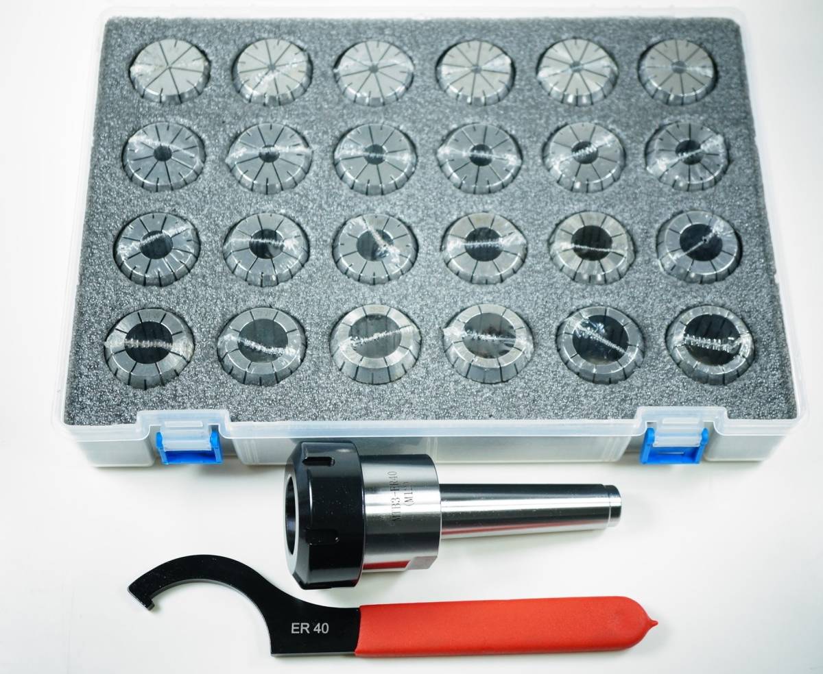 【未使用に近い】☆超高精度☆ ER40 MT3 コレット 3～26mm 24個 フルセット の落札情報詳細 - Yahoo!オークション落札 ...