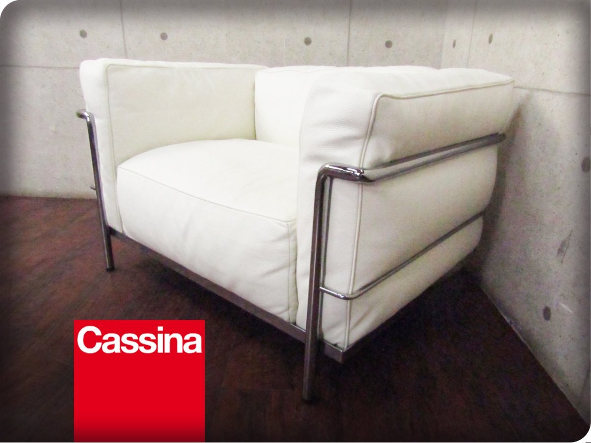 【中古】ル・コルビュジエ LC2 1Pソファ リプロ 総革の落札情報詳細 - Yahoo!オークション落札価格検索 オークフリー