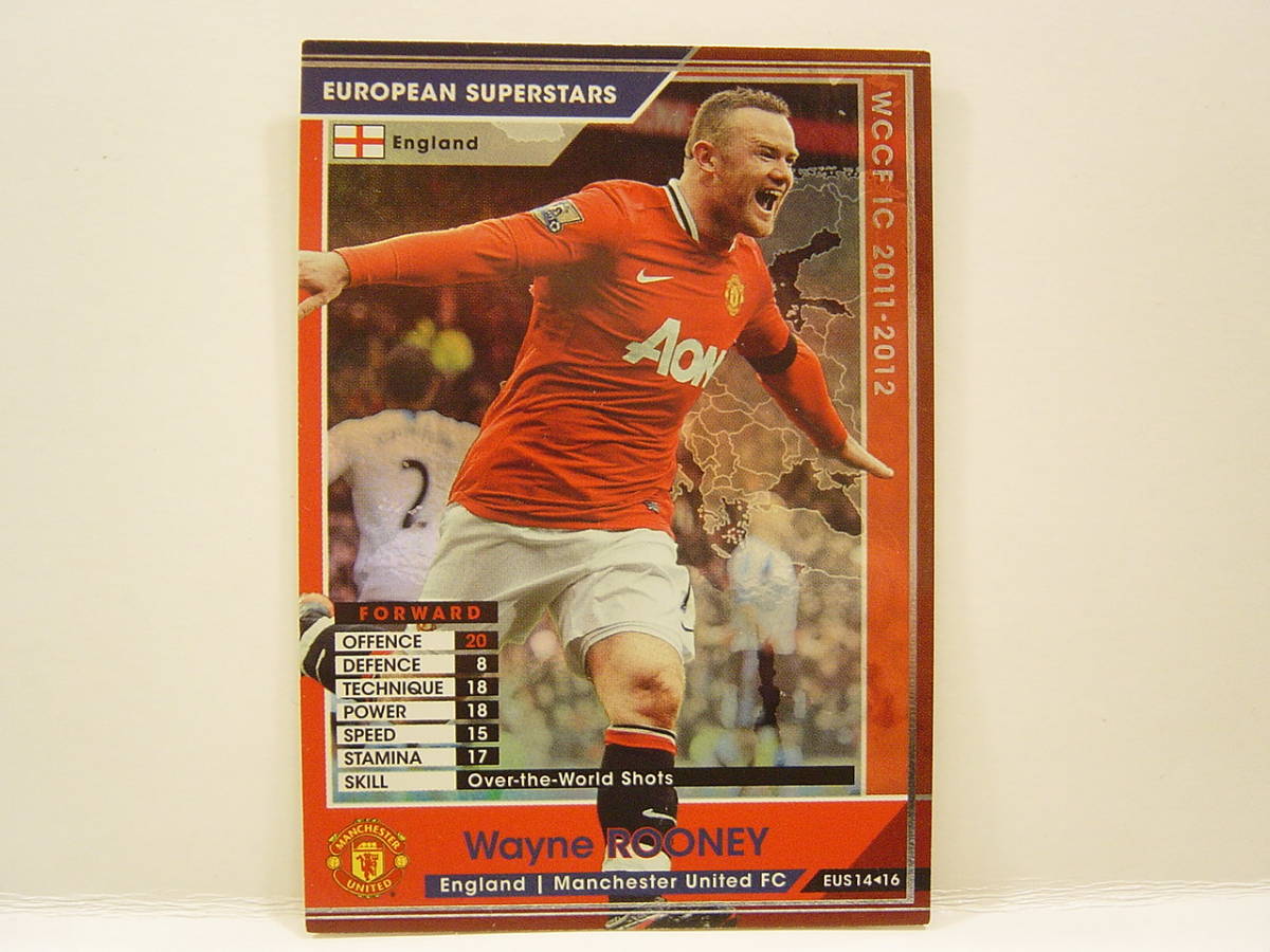 【目立った傷や汚れなし】 WCCF 2011-2012 EUS ウェイン・ルーニー Wayne Mark Rooney 1985 England Manchester United 11-12 ...