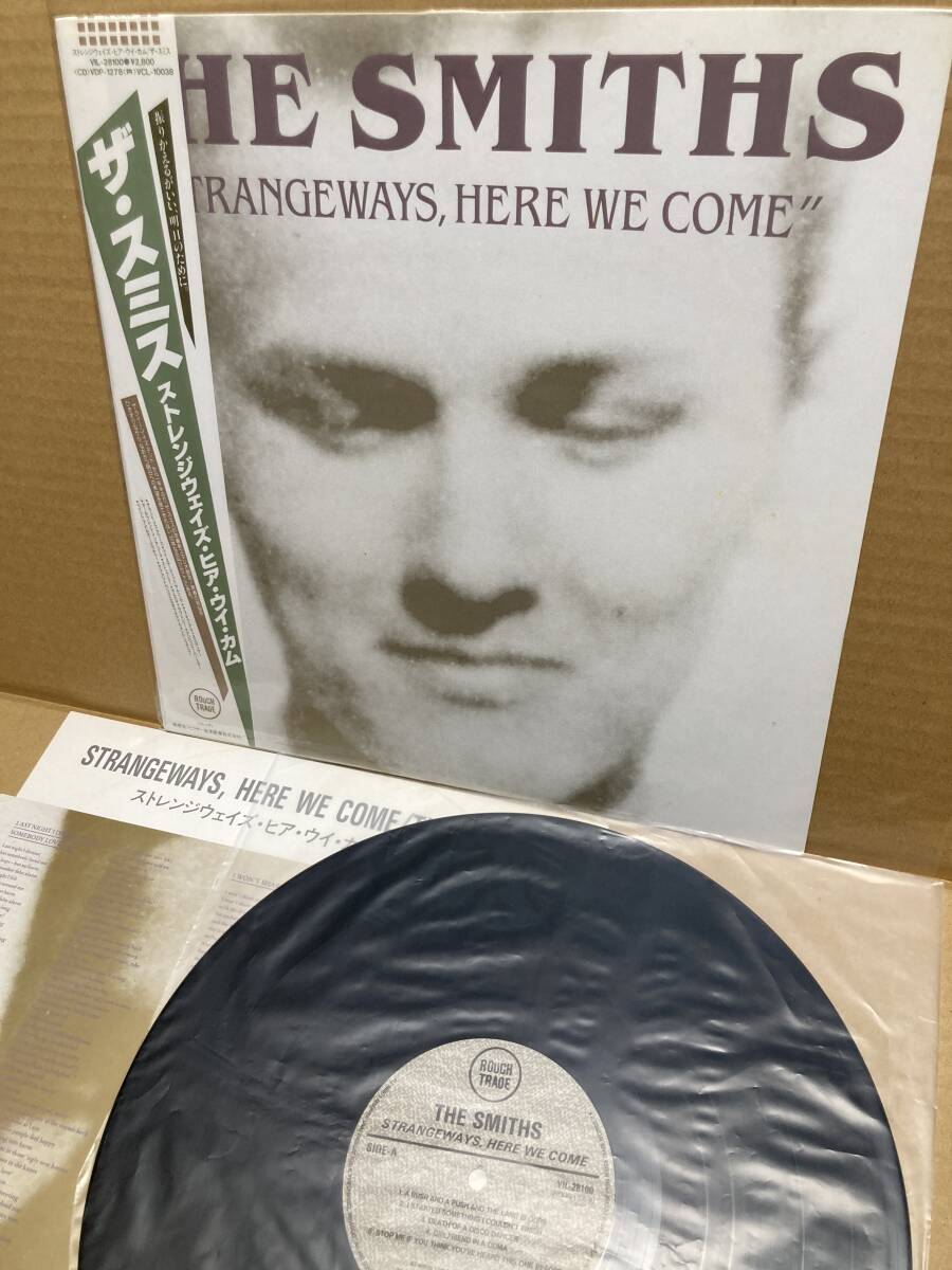 【目立った傷や汚れなし】MAT:111/111！帯付LP！スミス The Smiths / Strangeways, Here We Come Victor VIL-28100 国内盤 ...
