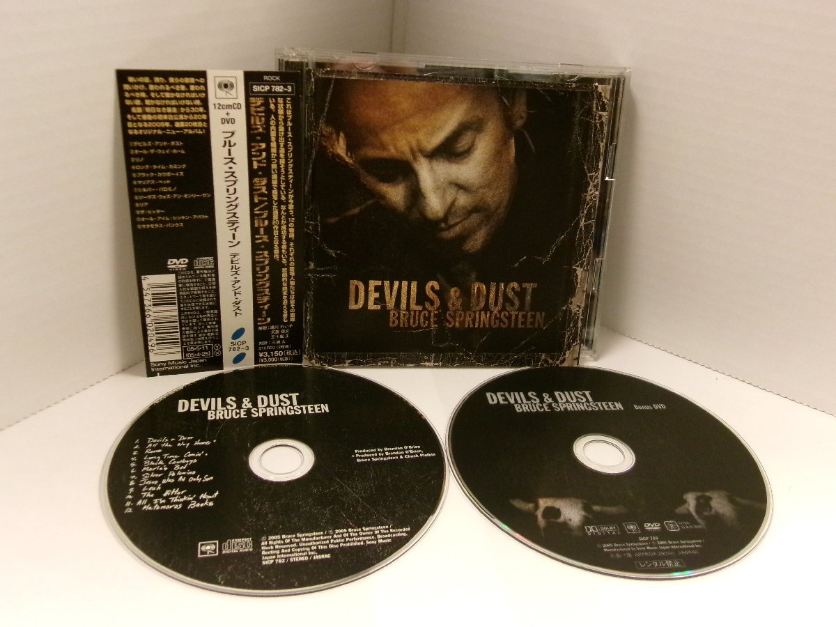 【やや傷や汚れあり】 CD＋DVD BRUCE SPRINGSTEEN ブルース・スプリングスティーン/ DEVILS & DUST 国内盤 ソニー SICP-782/3 r51223の落札 ...
