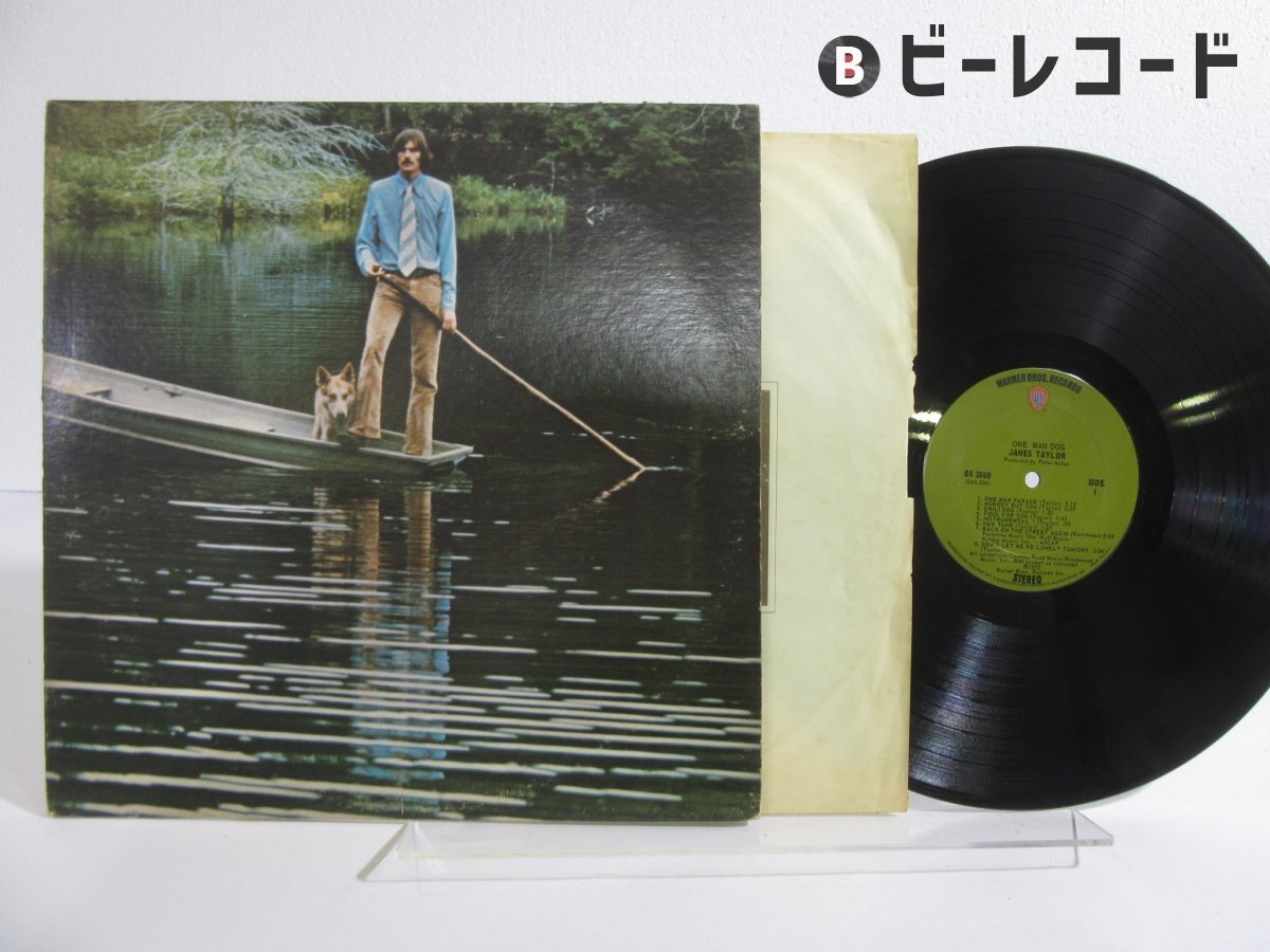 【やや傷や汚れあり】James Taylor 「One Man Dog」LP（12インチ）/Warner Bros. Records(BS ...