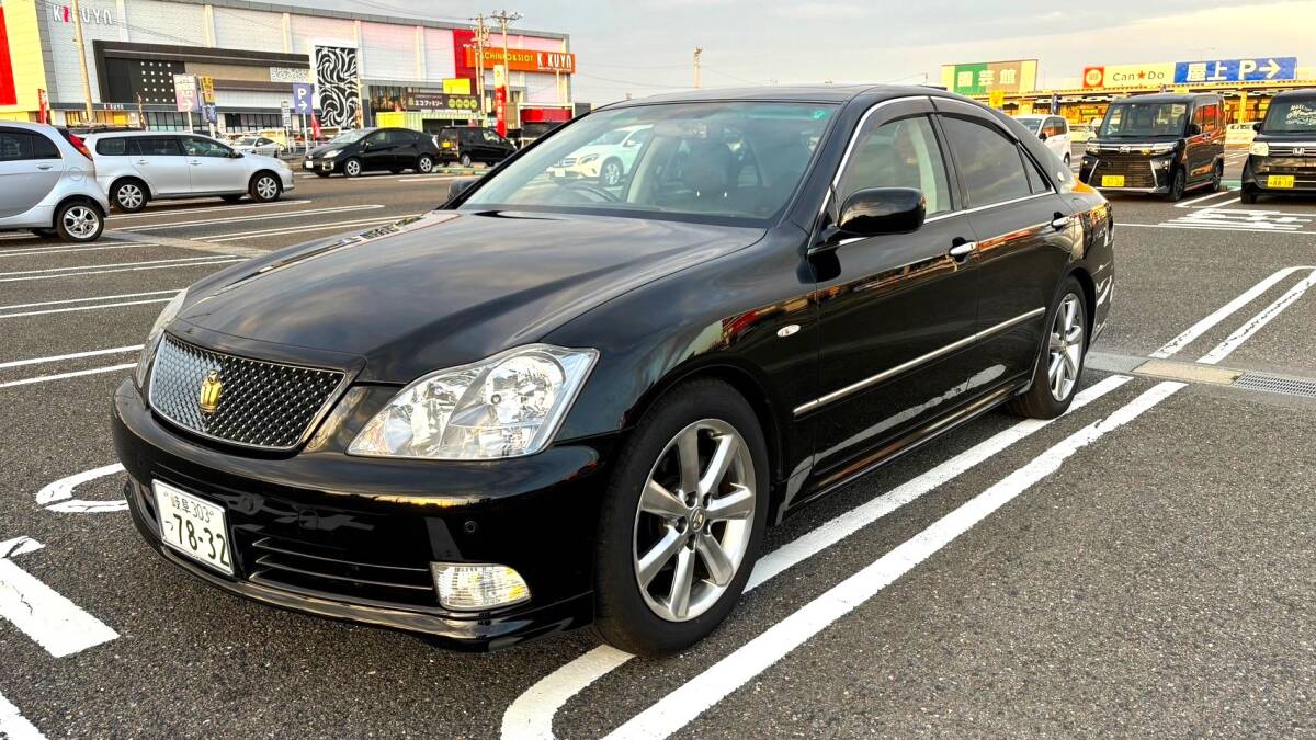 【走行距離 80,550 km】【訳あり】岐阜発 トヨタ クラウン マジェスタ GRS182 GRS180 18系 ゼロクラウン 車検あり 1 ...