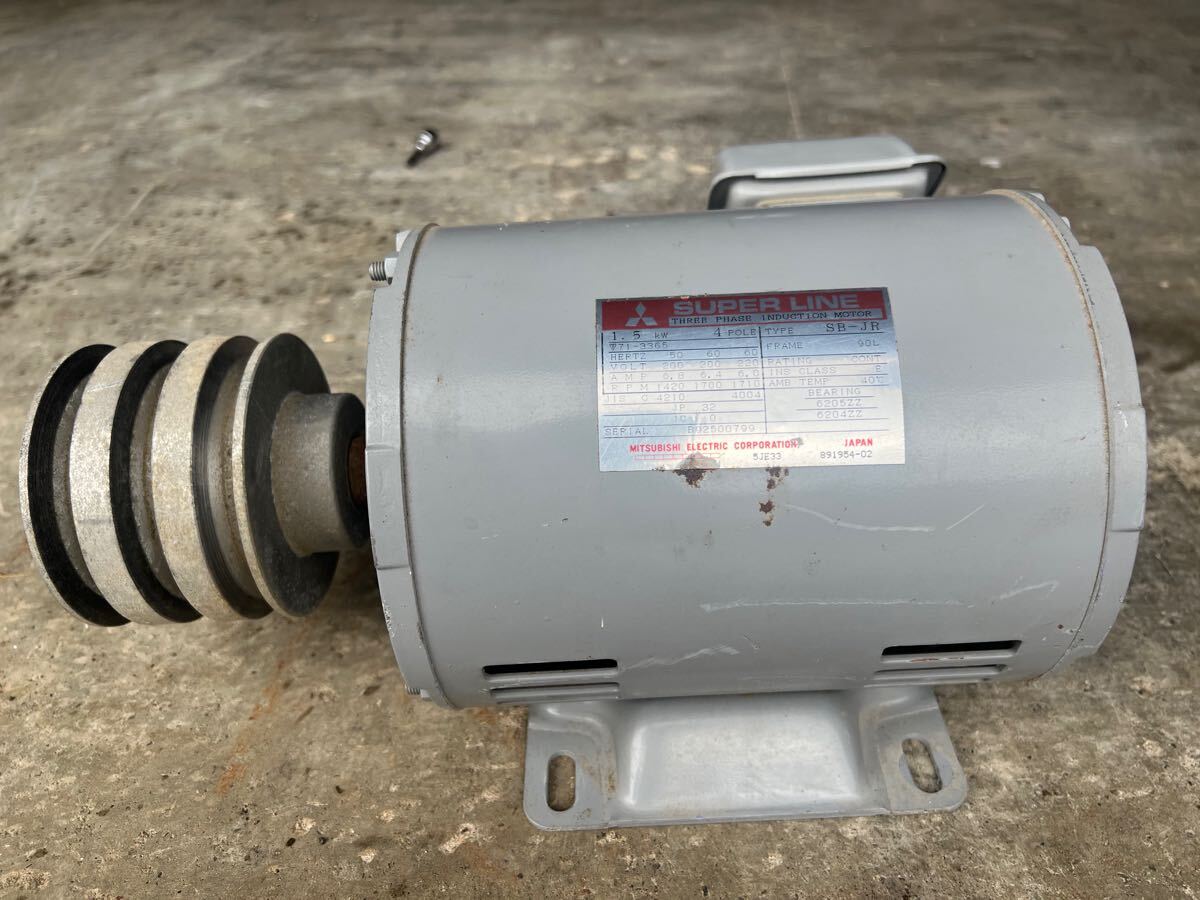 【傷や汚れあり】三菱製モーター 1.5kw 4POLEの落札情報詳細 - Yahoo!オークション落札価格検索 オークフリー