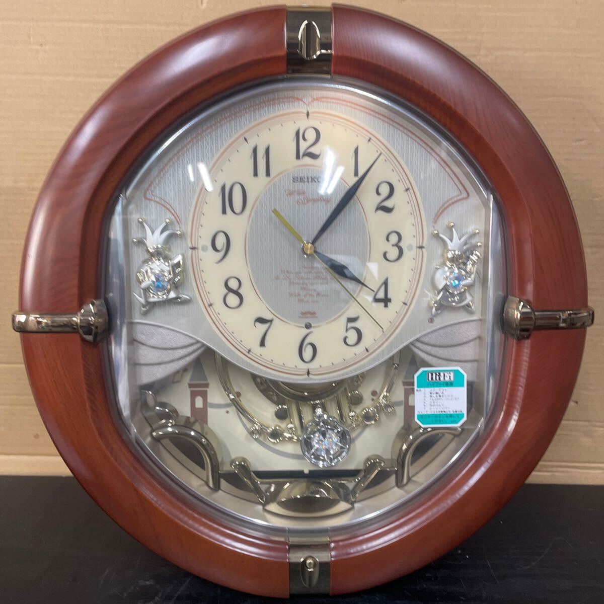 【目立った傷や汚れなし】UTM334 SEIKO セイコー 壁掛け時計 AM 219B からくり時計 メロディ アナログの落札情報詳細 ...