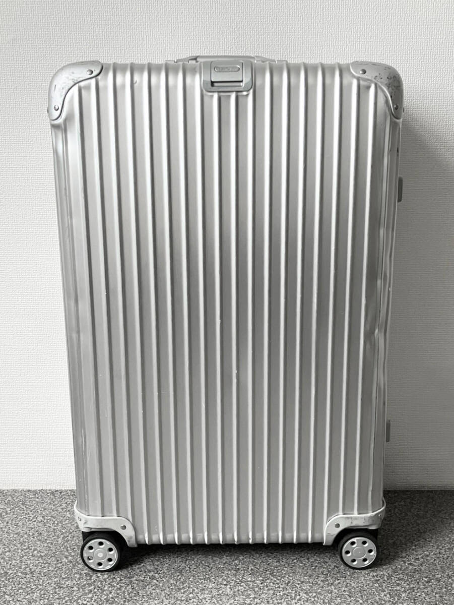 【傷や汚れあり】RIMOWA TOPAS リモワ トパーズ 84L 4輪 スーツケース/original cabin trunk オリジナル クラシックフライト classic キャビン ...