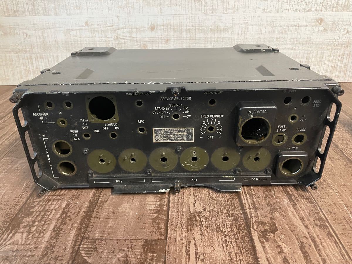【全体的に状態が悪い】1円 米軍 軍用 無線機 レシーバー トランシーバー RT-834/GRC-106 receiver ...