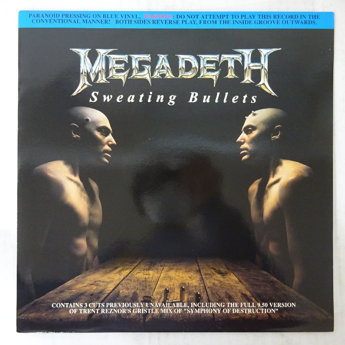 【やや傷や汚れあり】11203878;【UK盤/Blue Light Vinyl/12inch】Megadeth / Sweating ...