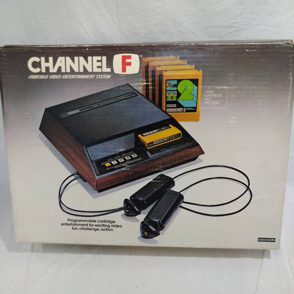 【傷や汚れあり】【希少】FAIRCHILD フェアチャイルド CHANNEL F チャンネルF 世界初カセット式ゲーム機【ゲーム レトロ 当時 ...