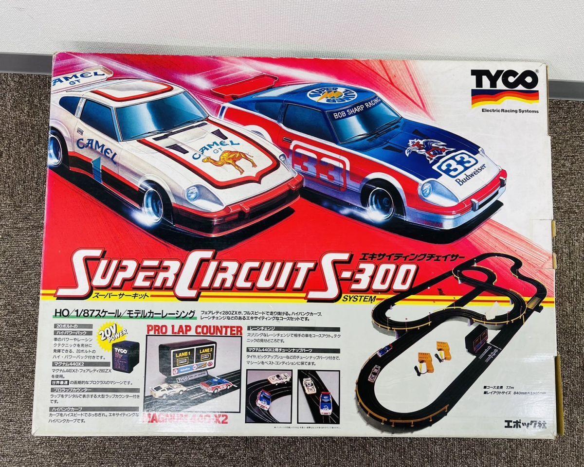 【傷や汚れあり】H216-T18-739 エポック社 スーパーサーキット S-300 エキサイティングチェイサー HO 1/8スケール モデルカーレーシング おもちゃ 玩具の落札情報詳細 ...