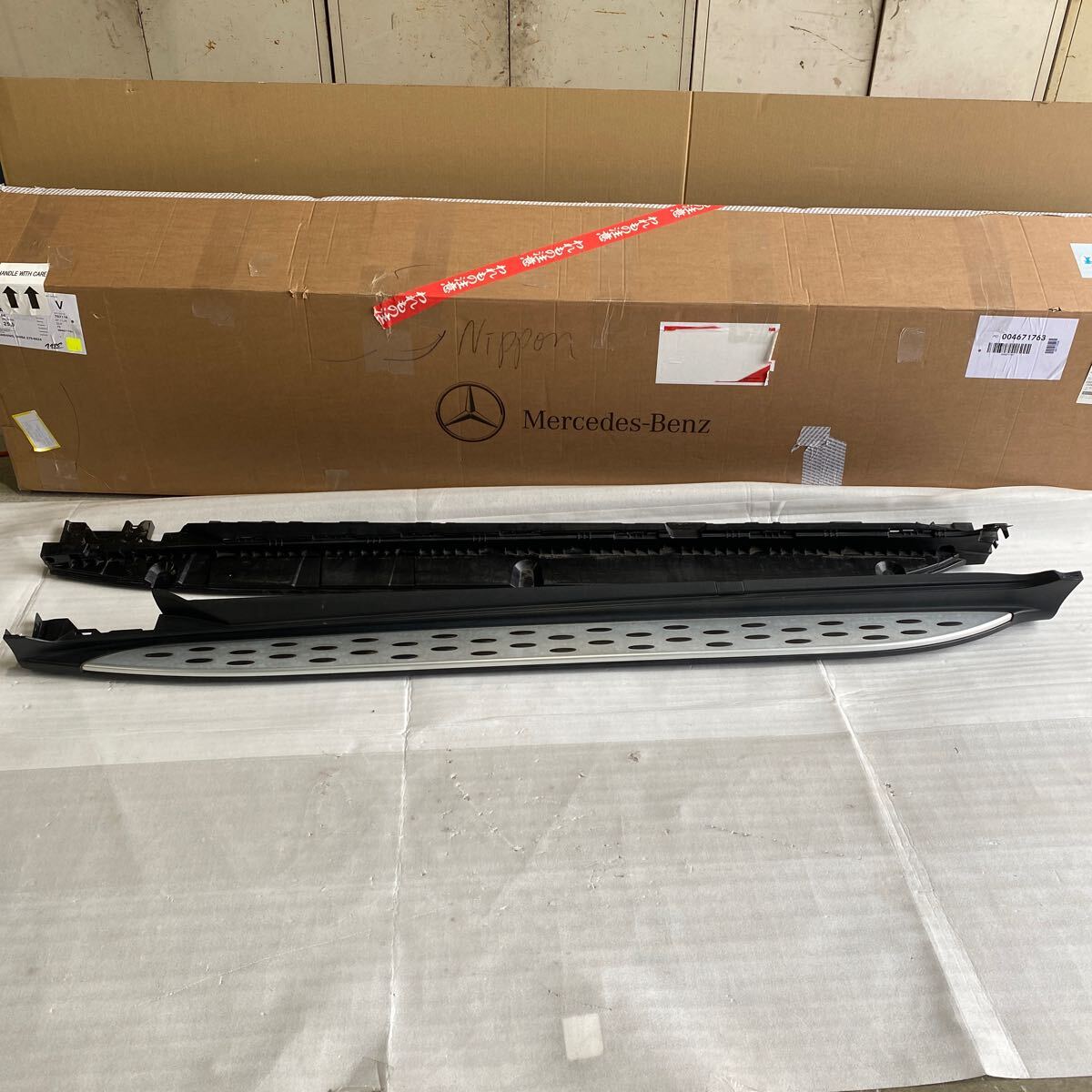 【傷や汚れあり】Mercedes Benz メルセデス ベンツ GLC 253 左 ランニングボード A2536980300 ...