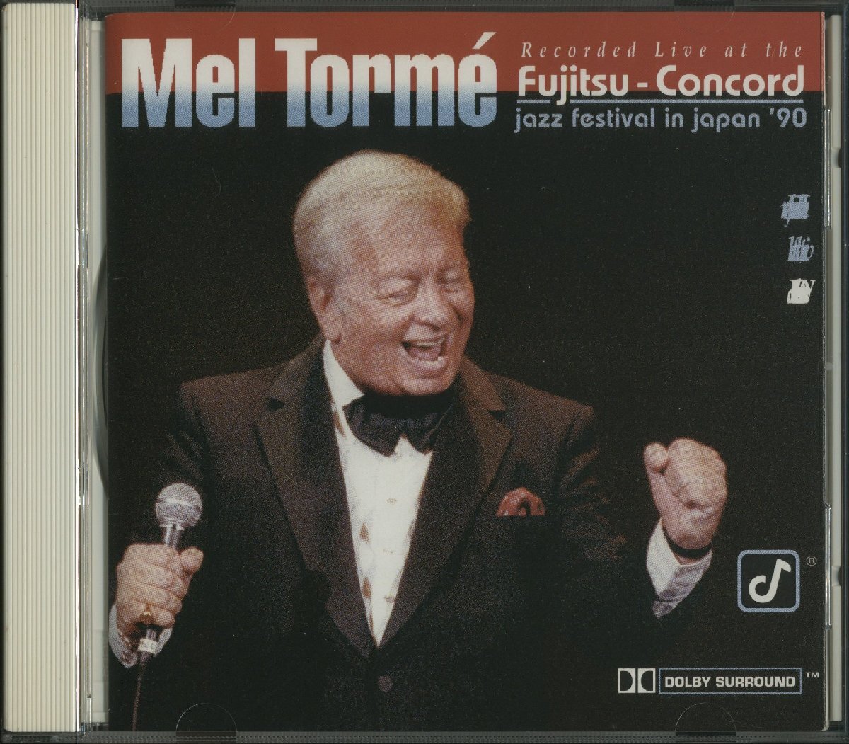 【やや傷や汚れあり】CD/ MEL TORME / RECORDED LIVE AT THE FUJITSU-CONCORD JAZZ ...
