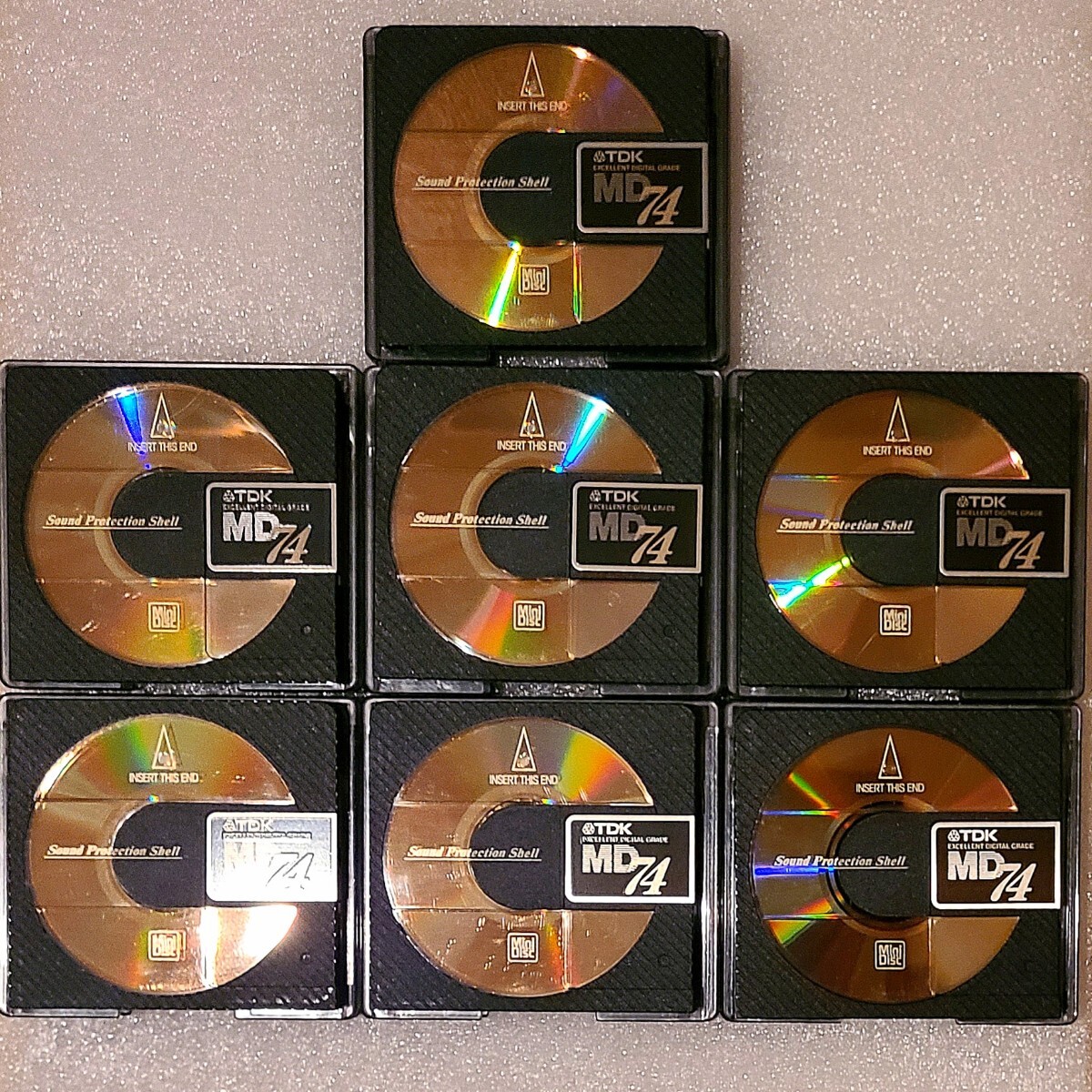 【やや傷や汚れあり】MDディスク ミニディスク TDK 74 金 ゴールド 中古品 未初期化 現状品 7枚の落札情報詳細 - Yahoo!オークション落札価格検索 オークフリー
