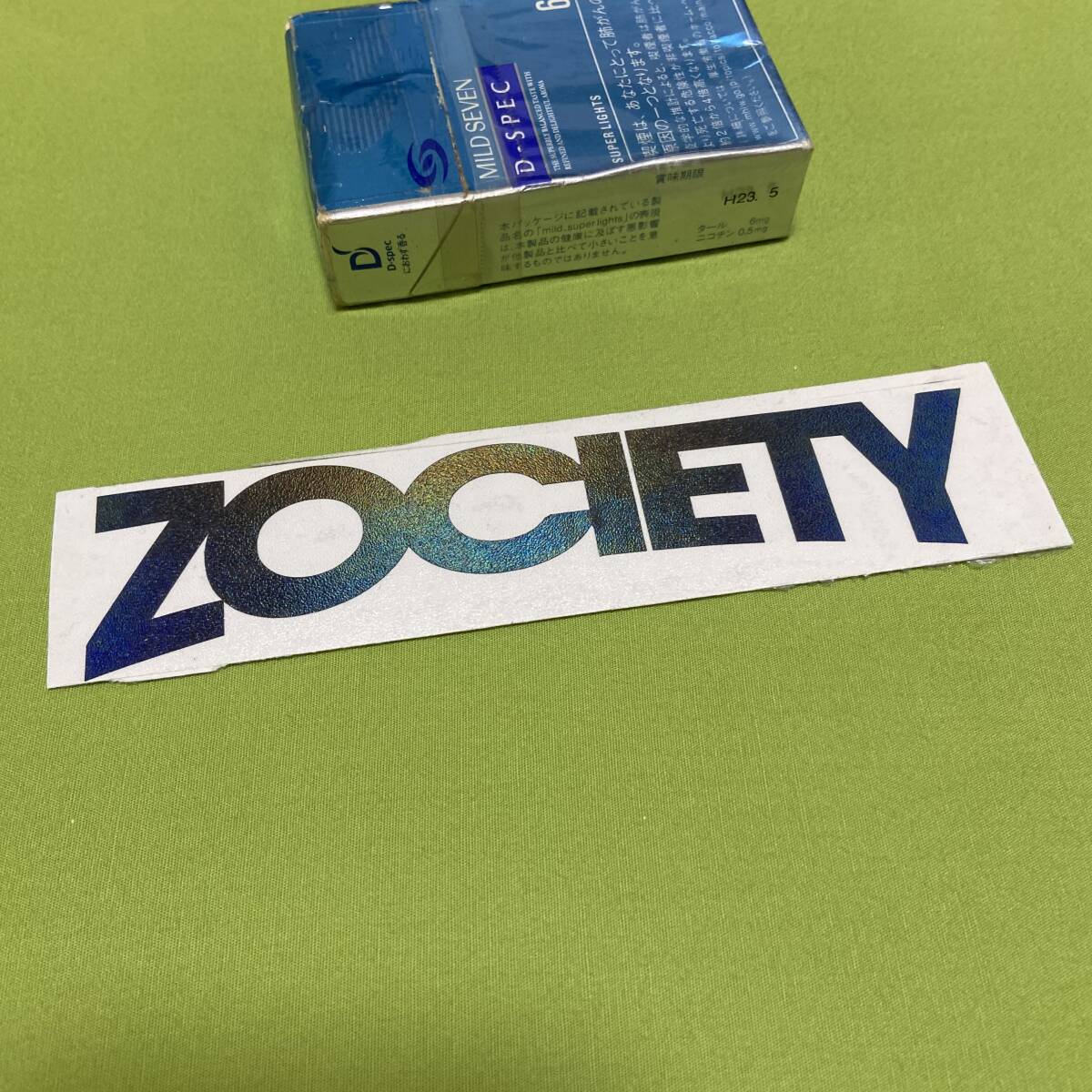 【未使用】V2 ZOCIETY ゾサエティ ブラックオイルスリック 抜きステッカー ★USDM S30 S130 Z31 Z32 Z33 ...