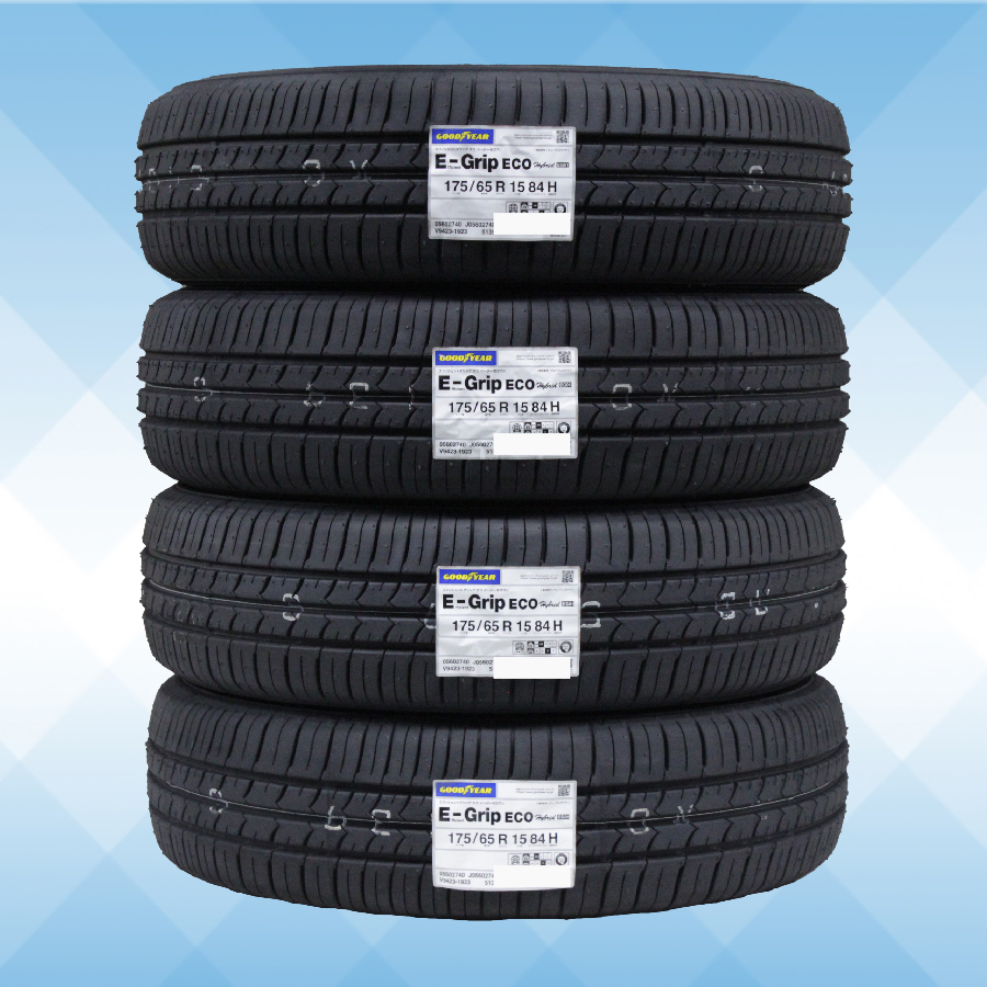【未使用】175/65R15 84H GOODYEAR グッドイヤー EFFICIENT GRIP ECO EG01 24年製 正規品 送料無料 4本セット税込 \25,600より 1の落札 ...