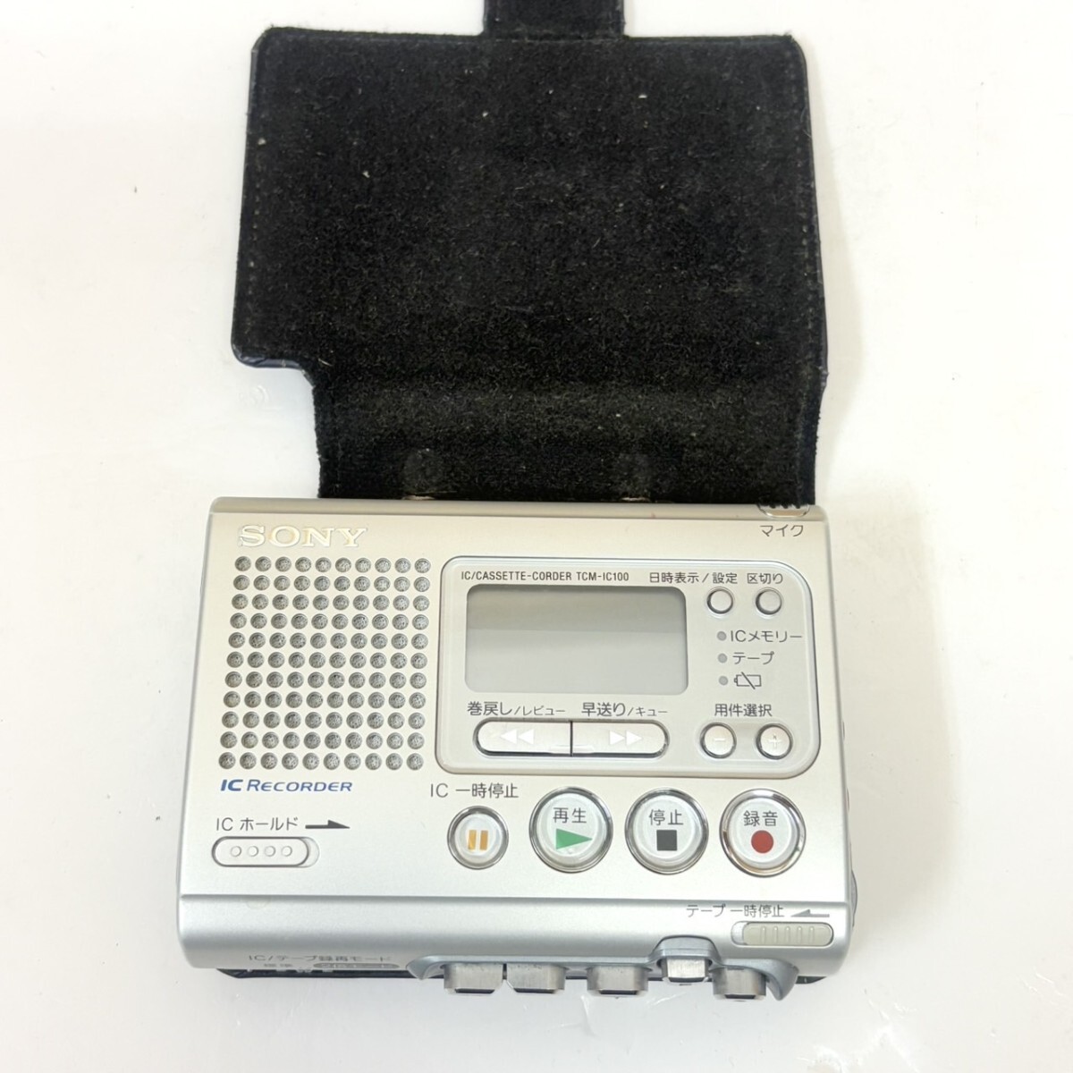 【傷や汚れあり】ジャンク SONY ソニー ICレコーダー付き カセットテープレコーダー TCM-IC100！の落札情報詳細 - Yahoo ...