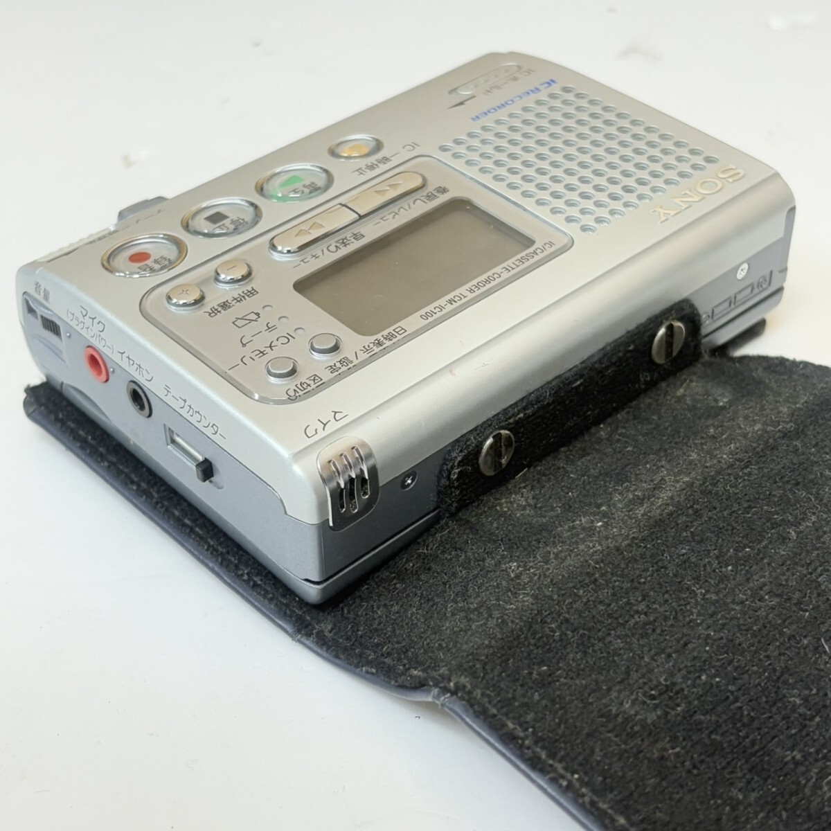 【傷や汚れあり】ジャンク SONY ソニー ICレコーダー付き カセットテープレコーダー TCM-IC100！の落札情報詳細 - Yahoo!オークション落札価格検索 オークフリー