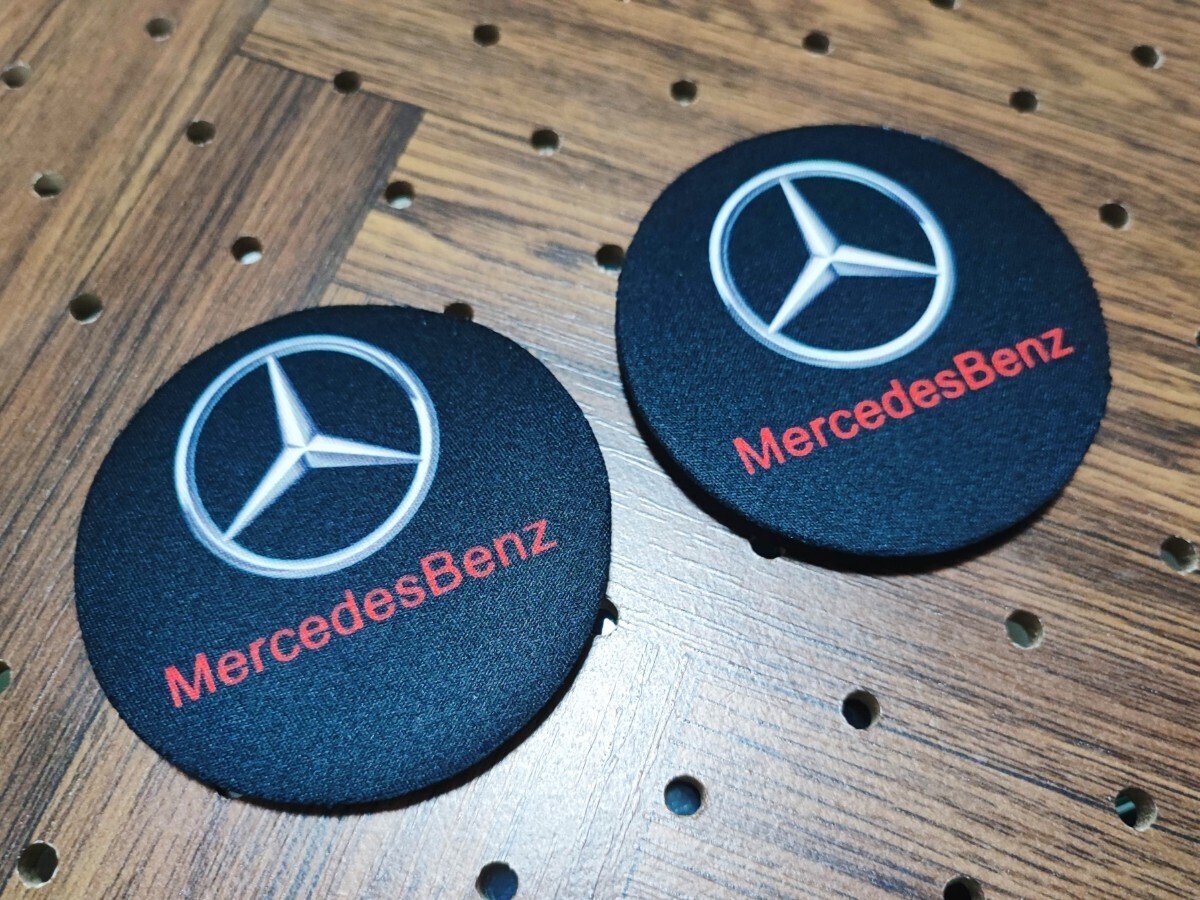 【未使用】メルセデスベンツ ドリンクホルダー コースター スポンジ 2P ABCGEVSL LC GLE CLA SL ...