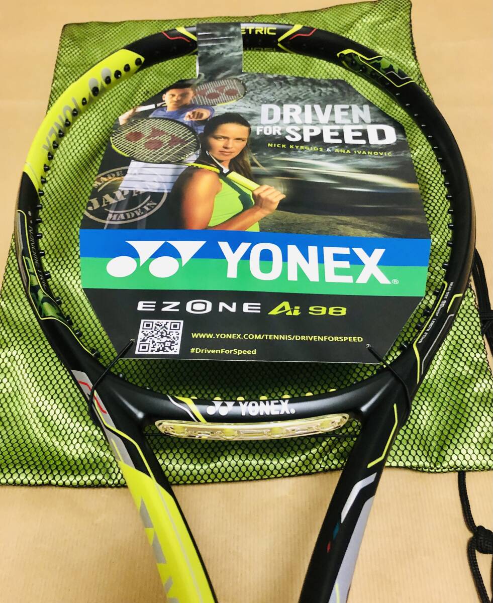 【未使用】未使用 送料無料 YONEX EZONE Ai 98 ヨネックス イーゾーン AIi 98 310g 98sq YONEX史上最高の振りぬき！の落札情報詳細 - Yahoo ...