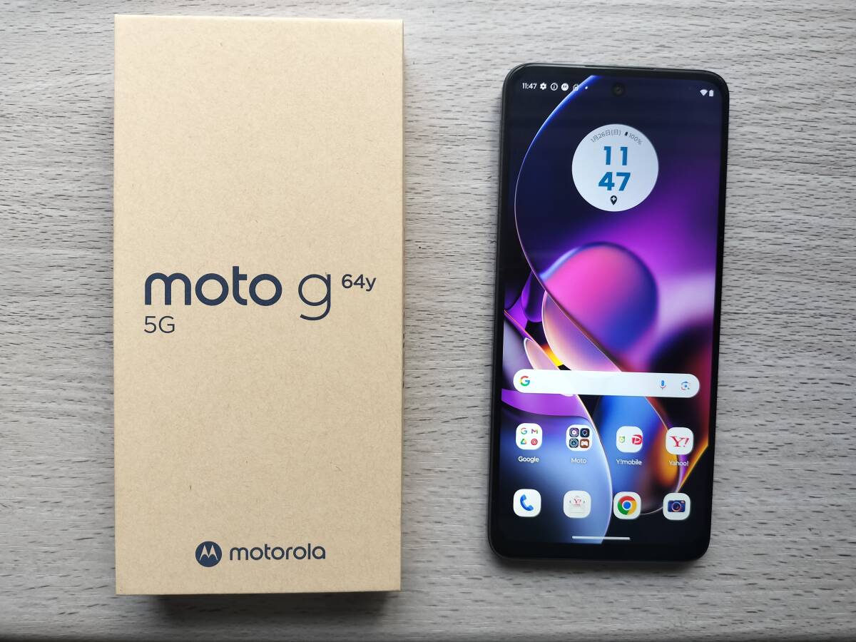 【目立った傷や汚れなし】★送料無料★ moto g64y 5G 128GB おサイフケータイ SIMフリーの落札情報詳細 - Yahoo!オークション落札価格検索 オークフリー