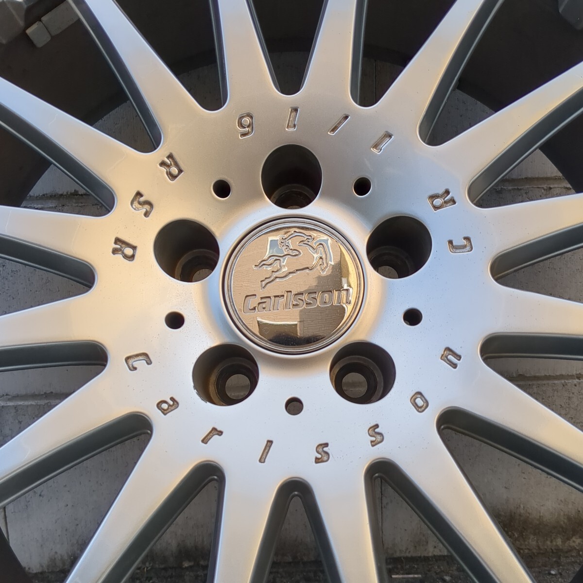 【目立った傷や汚れなし】即決★Carlsson カールソン 1/16 RS Brilliant Edition 21インチホイールセット4本★ ...