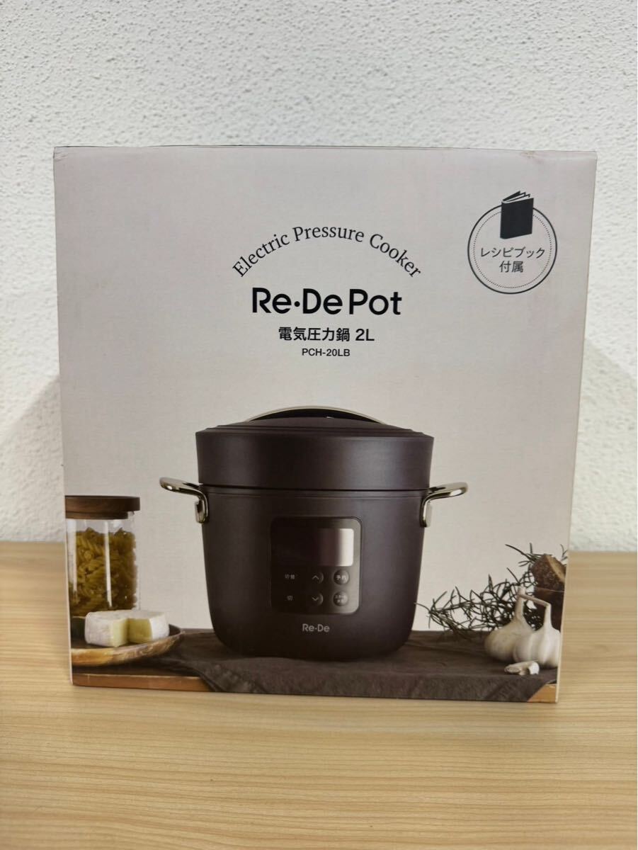【目立った傷や汚れなし】1円〜通電確認済み Electric Pressure Cooker Re De Pot 電気圧力鍋 2L PCH-20LB 2021年式の落札情報詳細 - Yahoo ...