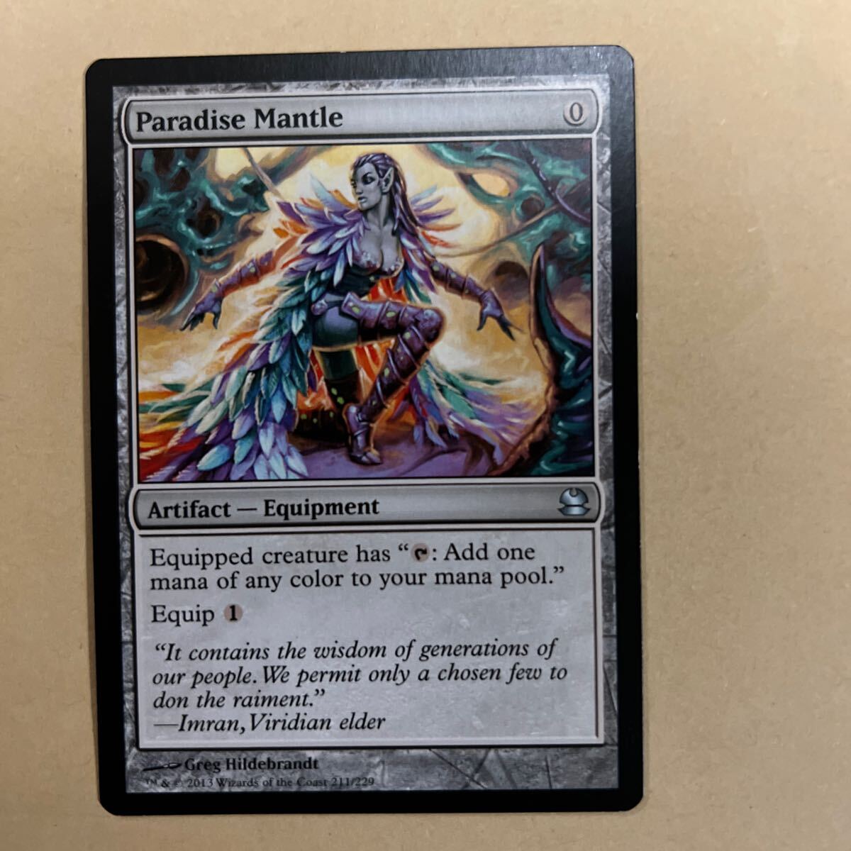 【目立った傷や汚れなし】MTG 英語版 マジックザギャザリング 極楽のマントル/Paradise Mantle③の落札情報詳細 - Yahoo!オークション落札価格検索 オークフリー