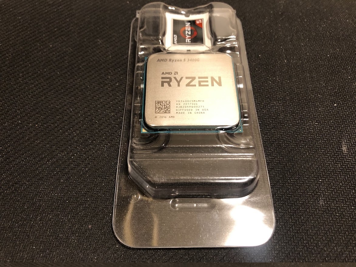 【未使用に近い】AMD Ryzen5 3400G 4コア 8TH 3.7GHz TB4.2GHz 4MB 65W AM4 本体のみの落札情報 ...