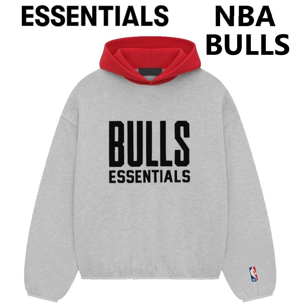 【未使用】限定 新品 ESSENTIALS BULLS パーカー フーディー NBA エッセンシャルズ FEAR OF GOD FOG T ...