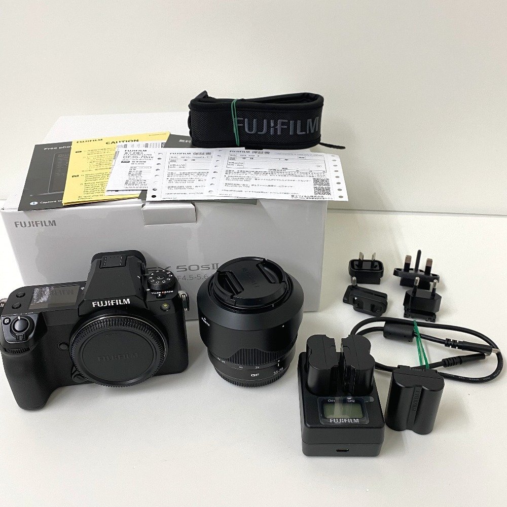 【目立った傷や汚れなし】【送料無料】富士フイルム FUJIFILM ミラーレス中判デジタルカメラ GFX50S II GF35-70mm レンズキット 美品・中古【Ae782621】の落札情報 ...