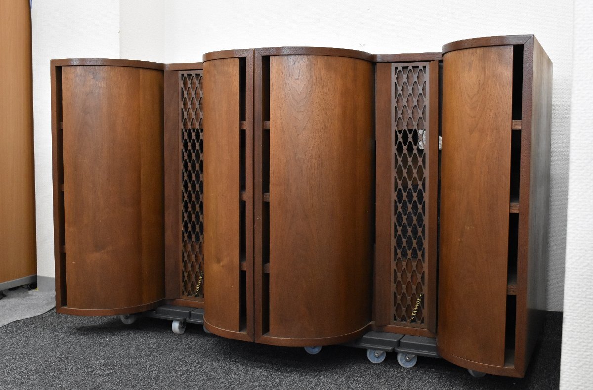 【やや傷や汚れあり】TANNOY Corner Lancaster Monitor Gold 15 英国オリジナル LSU/HF/15/8 タンノイ コーナーランカスター スピーカー モニター ...