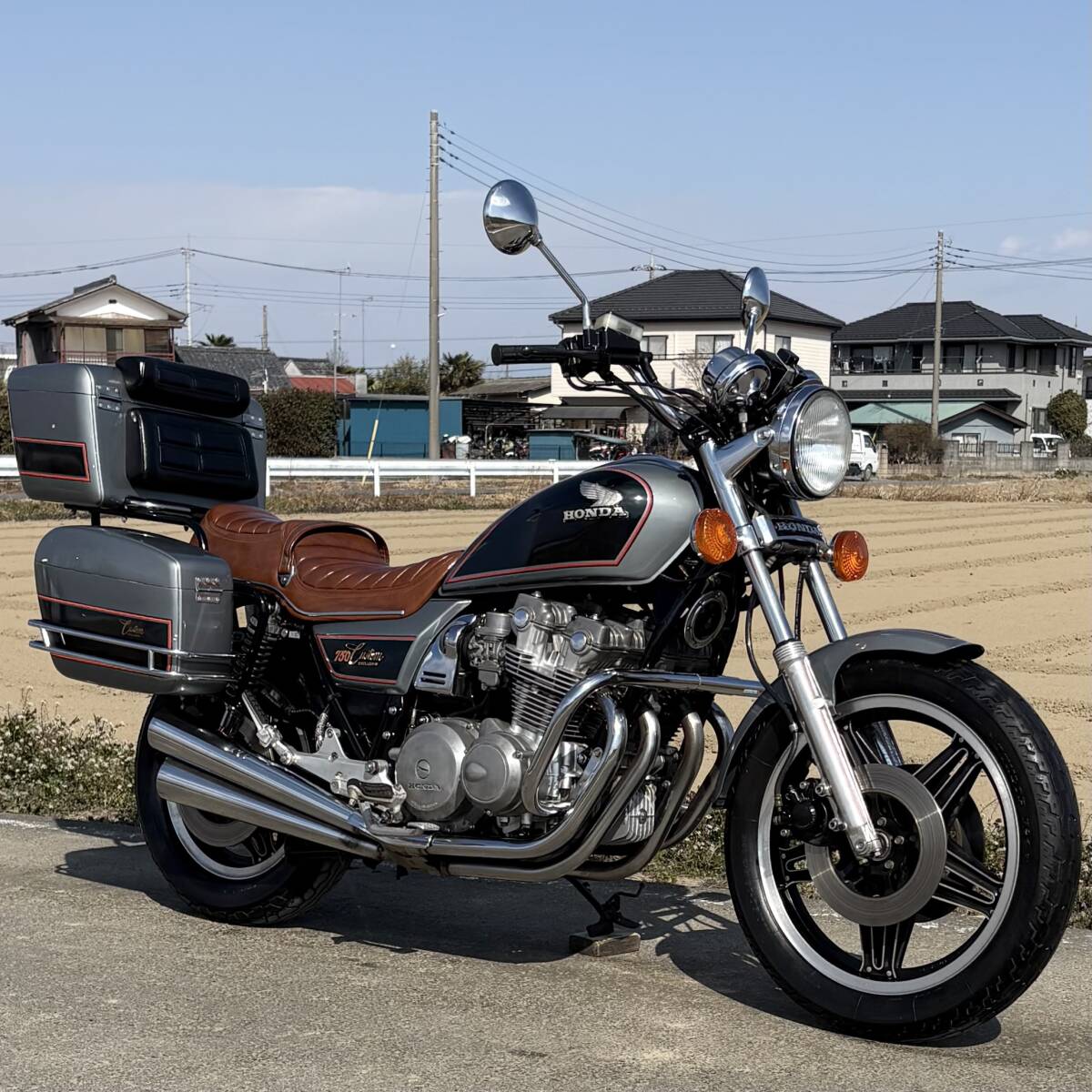【傷や汚れあり】CB750カスタム 実動 書類付 RC04 車検令和7年4月迄 エクスクルーシブ 昭和55年 旧車 ETC ホンダ 検) CB XS XJ TX CBX GSX FX GPZ ...